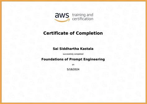 Sai Siddhartha On Linkedin Learning Ai Machinelearning Promptengineering Aws