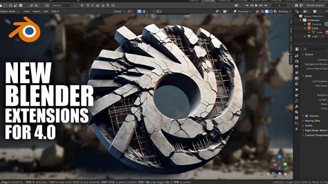 New Blender Extensions For 4 0 Youtube