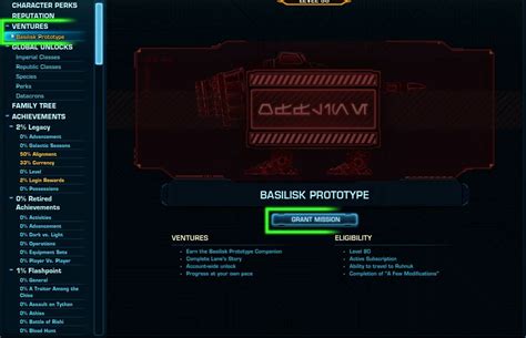 Swtor Basilisk Prototype Companion Guide Today In Tor