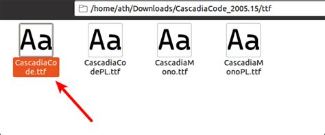 How To Get Windows Terminal Font Cascadia Code In Ubuntu Terminal