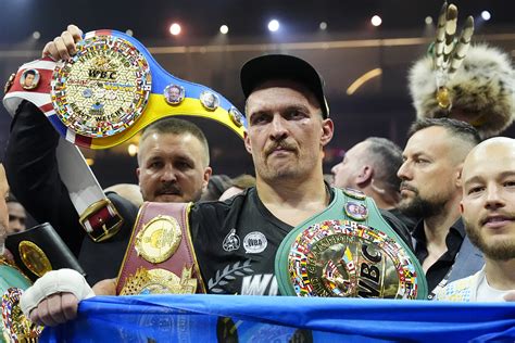 Usyk Beats Fury To Unite Heavyweight Titles First In Four Belts Era Cgtn