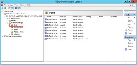 08 Btarn Biztalk Administration Console Hostspng Sandro Pereira
