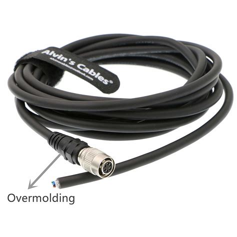 Alvins Cables Hirose 6 Pin Twisted Power Io Trigger Cable For Basler Gige Avt Ccd Camera