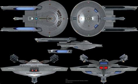 Star Trek Chicago Class Spaceship