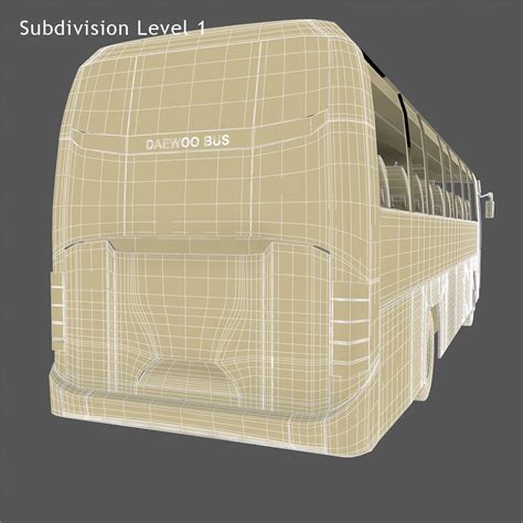 Daewoo Bv115 Bus 3d Model 79 3ds Fbx Obj Max Free3d