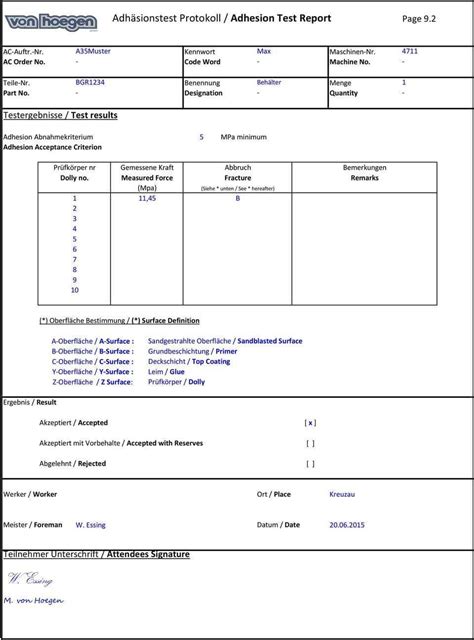 Acceptance Test Report Template
