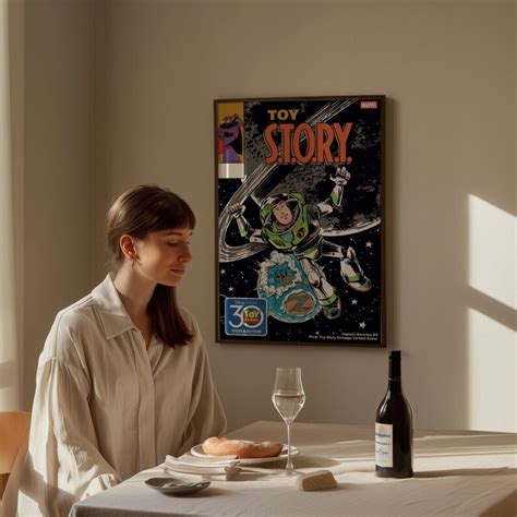 Buzz Lightyear Space Adventure Comic Style Digital Poster Download Etsy