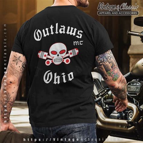 Outlaws Mc Ohio Shirt Vintagenclassic Tee