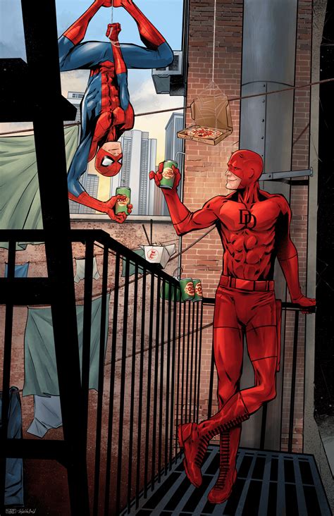 Daredevilspider Man Mcu Crossover When Rdaredevil