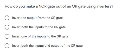 Solved Exor Gate 1 Point A A D Y Y D Y B B Option 1 Option