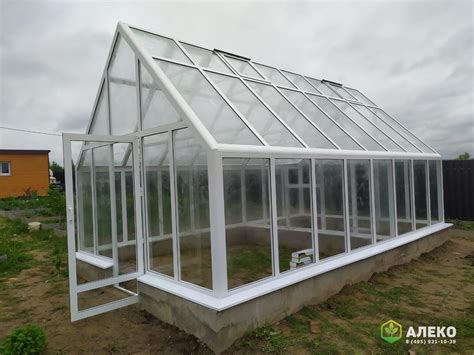 Купить Теплицы с Перегородками из Стекла от Производителя АЛЕКО 🌱 ...