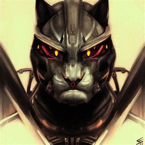 Portrait Of A Humanoid Feline Man By Greg Rutkowski Stable Diffusion