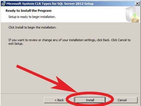 how to install sql server 2012 shared management objects
