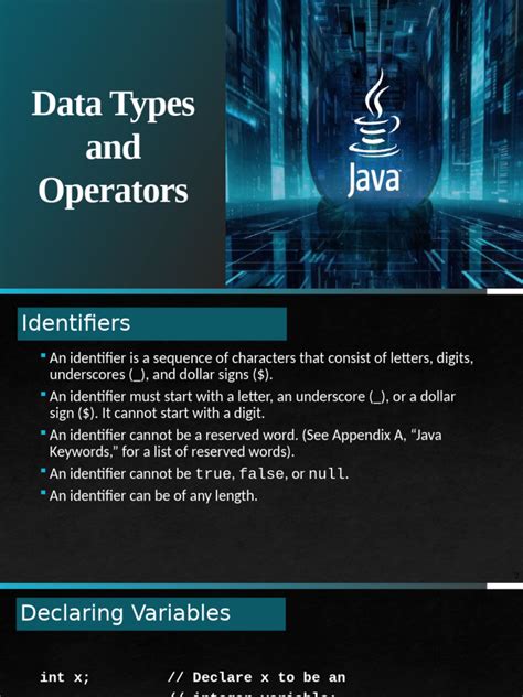 Data Types And Operators Pdf Integer Computer Science Data Type