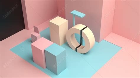 Hình Nền Powerpoint Một Khối Lập Phương Hình Học 3d Có Kết Cấu Miễn Phí Slidesdocs