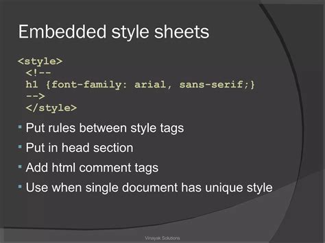 Cascading Style Sheet Ppt