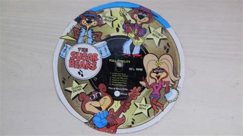 The Sugar Bears Cereal Cardboard Record 4 70s Ebay