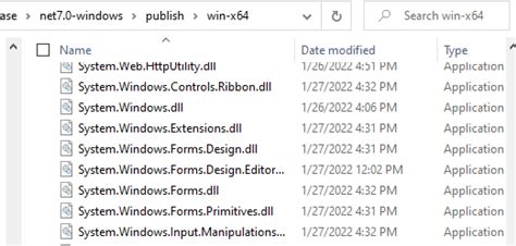 Wpf Publish Adds Windows Forms Dlls Including Design Time Dlls