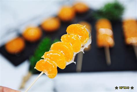 겨울간식 귤탕후루 설탕과 물로 만들기