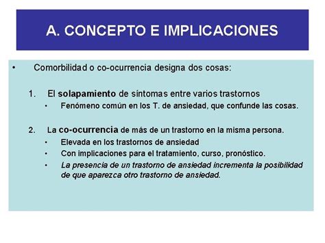 Concepto Y Categorizacion De Los Trastornos De Ansiedad