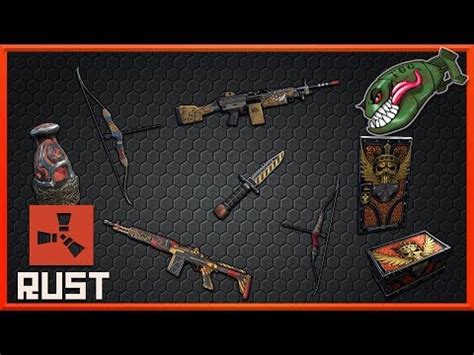 Rust Skins Beast M249 From Hell Furnace Royal Set Bow Skins 116 Rust Skin Preview
