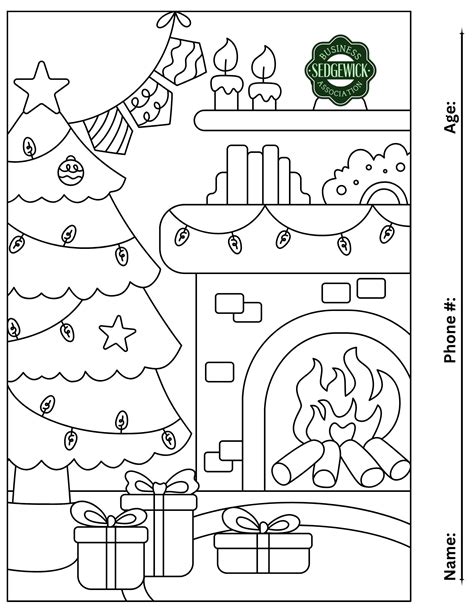 Sedgewick Lets Get Into The Holiday Spirit Coloring Contest Time