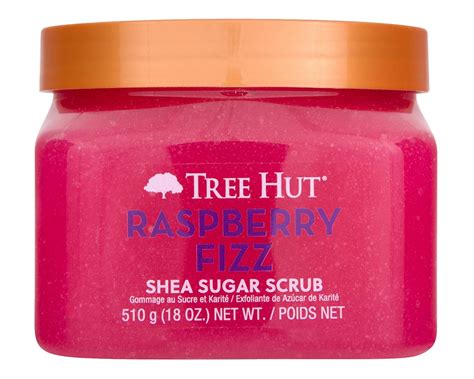 Amazon Com Tree Hut Raspberry Fizz Shea Sugar Scrub Exfoliating Body Scrub Removes Dead Dry