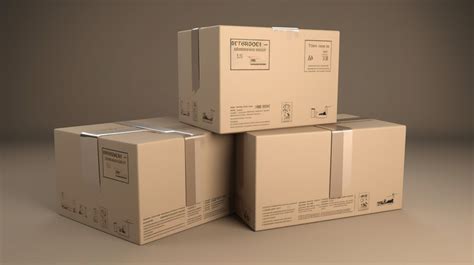 Cardboard Box Shipping Service Concept Illustrated Through 3d Render Of Backgrounds  Free