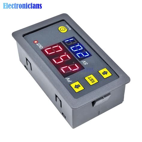 Digital Time Delay Relay Dual Led Display Cycle Timer Control Switch A Diymore