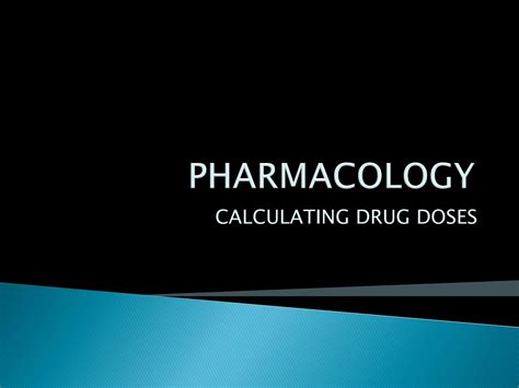 SOLUTION Ppt Dosage Calculation Student Studypool
