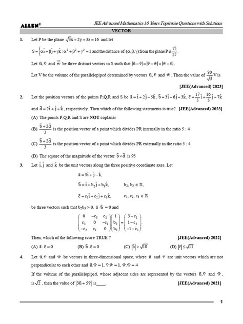 vector pdf euclidean vector area
