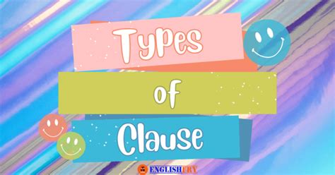7 Types Of Clauses Englishfry 7 Types Of Clauses Englishfry
