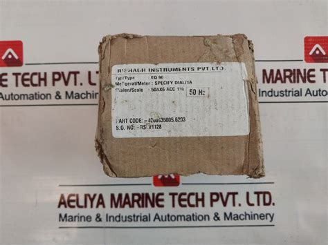 Rishabh Eq 96 Ammeter Aeliya Marine