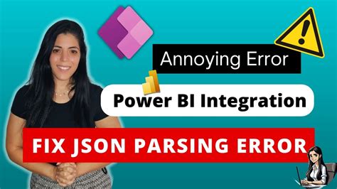 Fix JSON Parsing Error In Power Apps With Power BI Integration Quick Solution YouTube