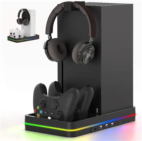 Xbox One Controller Wireless Xbox Series S Cooling Stand And Charging Station With Rgb Lights