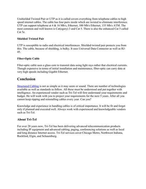 Structured Cabling Defined Pdf