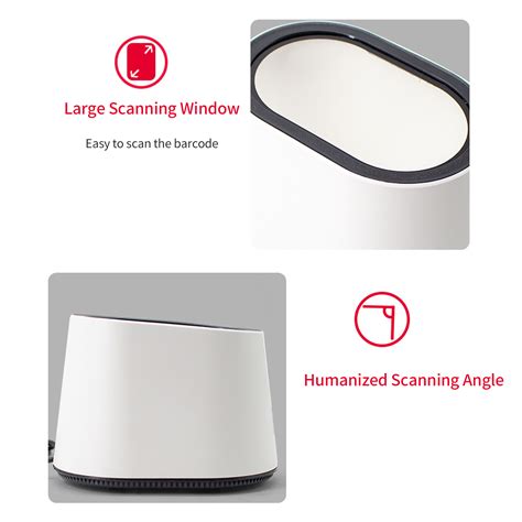 Desktop 1d 2d Qr Barcode Scanner Platform Usb Wire Grandado