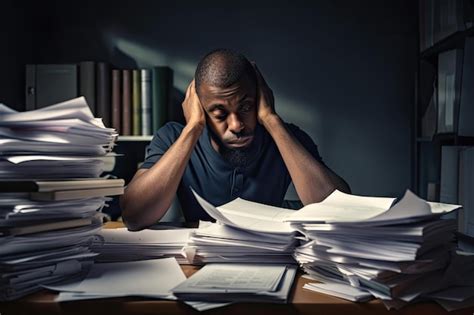 Premium Ai Image Gig Economy Worker Closing Out The Day With A Stack