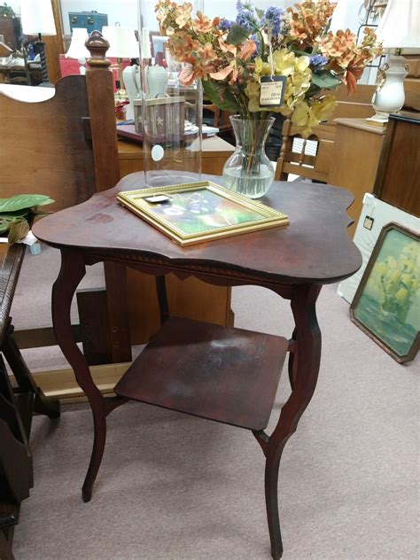 Vintage Wood Stand New Leaf Consignment Plus