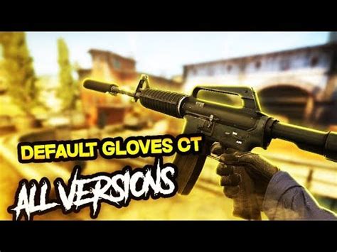 CS GO MOD Para Counter Strike Source Default CT Gloves V YouTube