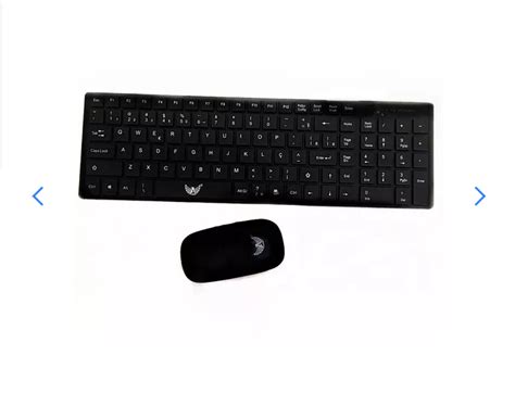 Teclado E Mouse Sem Fio MadeiraMadeira