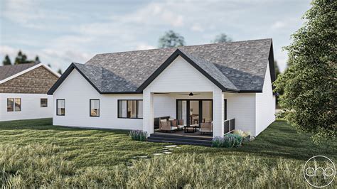 Modern Farmhouse Style House Plan Minderman