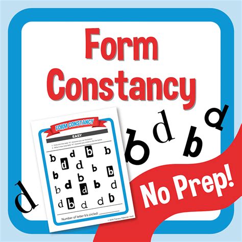 Form Constancy Activities No Prep Tmv