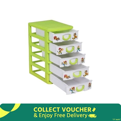 Rfl Polypropylene 5 Step Teeny Organizer Lime Green Bd