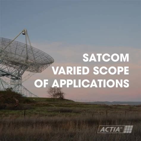 Actia Group On Linkedin Satcom Applications