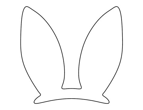 Bunny Ears Template Printable