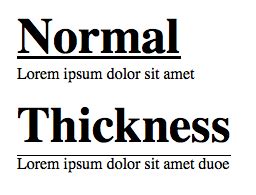 Html Edit Line Thickness Of CSS Underline Attribute Stack Overflow