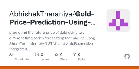 Github Abhishektharaniyagold Price Prediction Using Lstm And Arima Predicting The Future