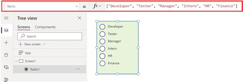 Power Apps Radio Button Enjoy Sharepoint