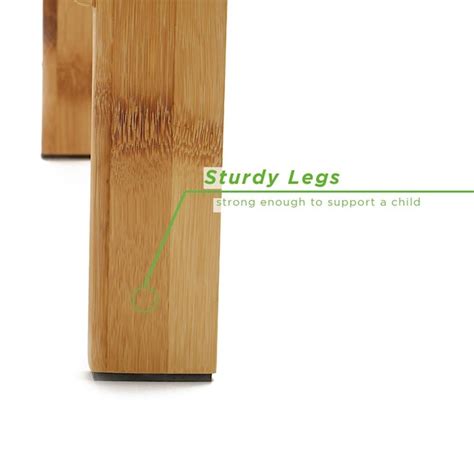 Mind Reader 1 Step 80 Lb Capacity Brown Wood Step Stool At